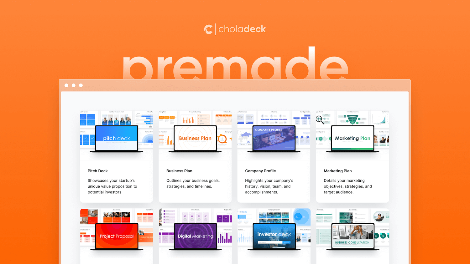 Premade Presentations: Create Your Next Presentation In Minutes