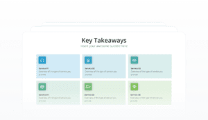 Key Takeaways Slides: Summarizing Essential Insights
