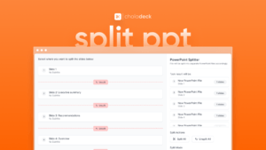 PowerPoint Splitter Tool: Split PPT Files Online For Free