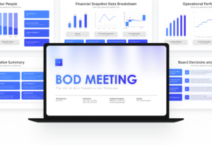 Board Meeting Template: Inform and Align Your Directors