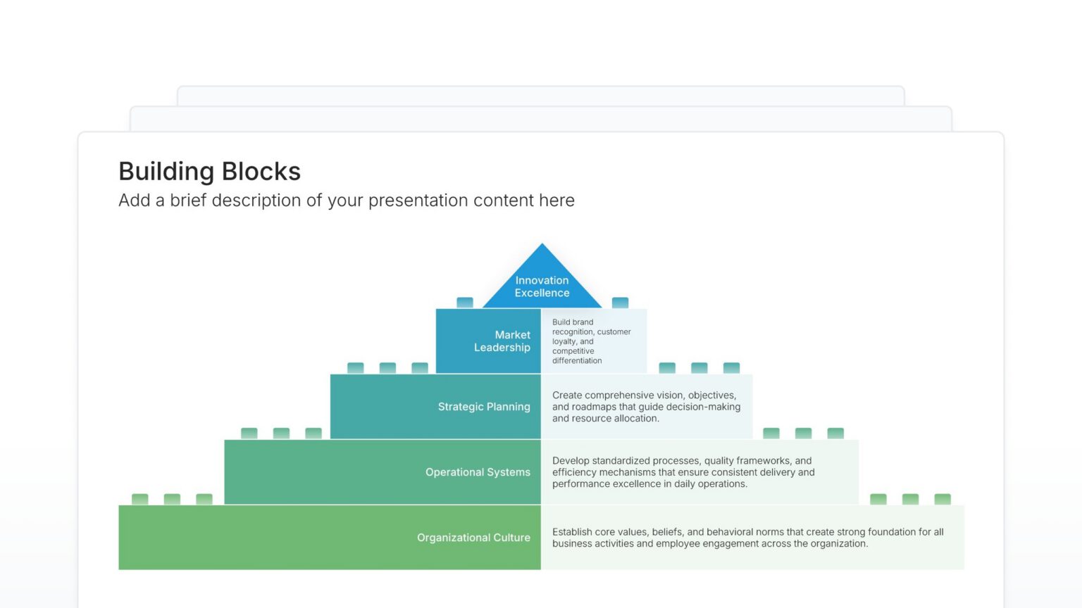 Building Block Slides: Stack Layers to Show Foundations