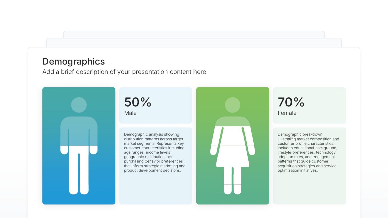 Demographics Slides: Visualize Audience Segments and Data