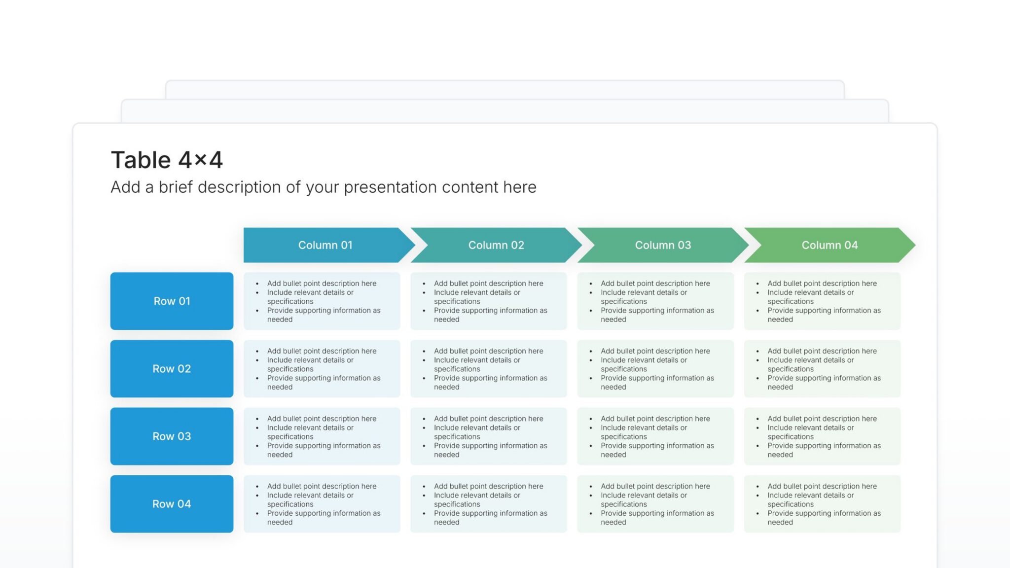 Table Slides: Present Data in Clean, Organized Formats