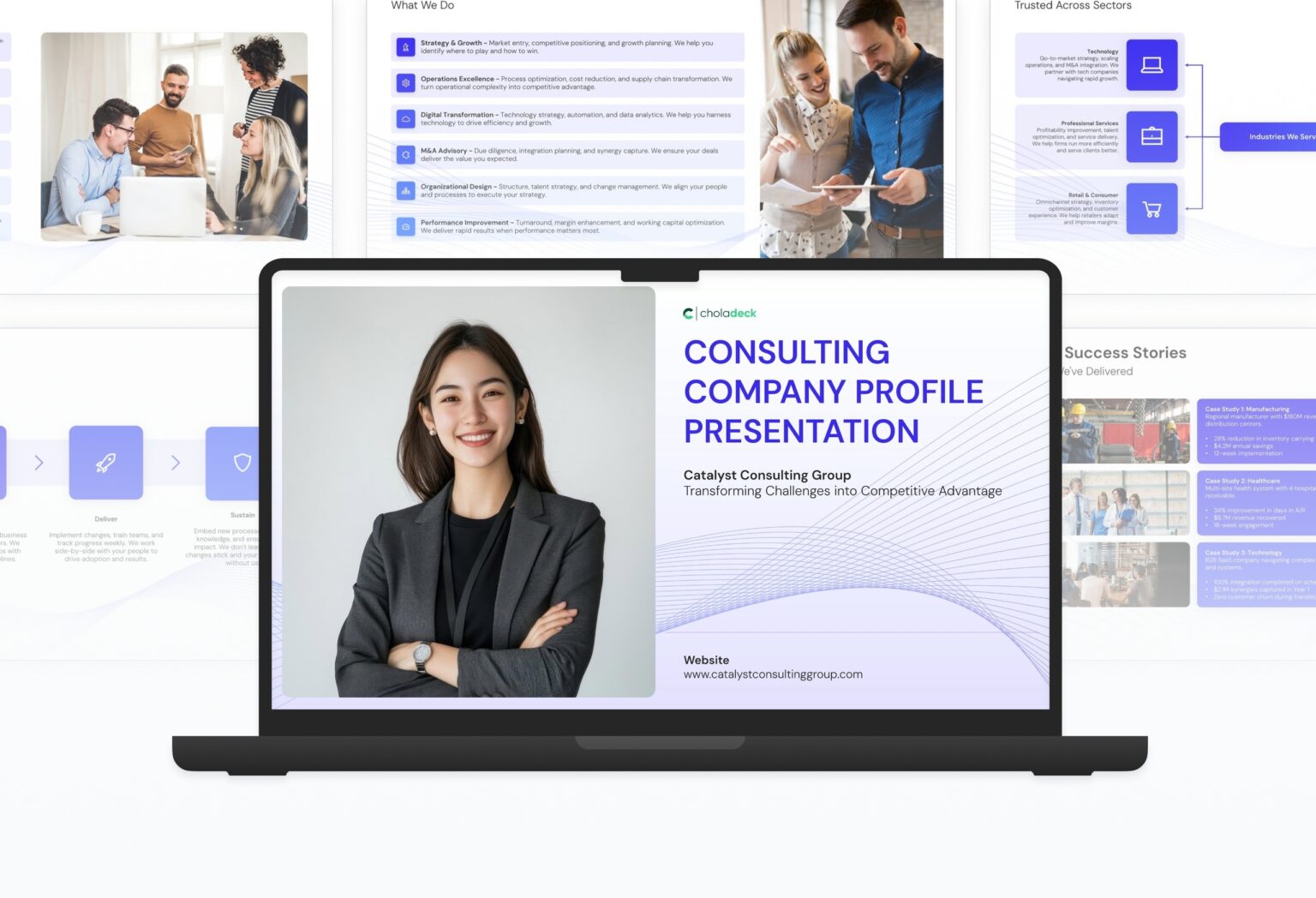 Consulting Company Profile Template for Firms and Agencies