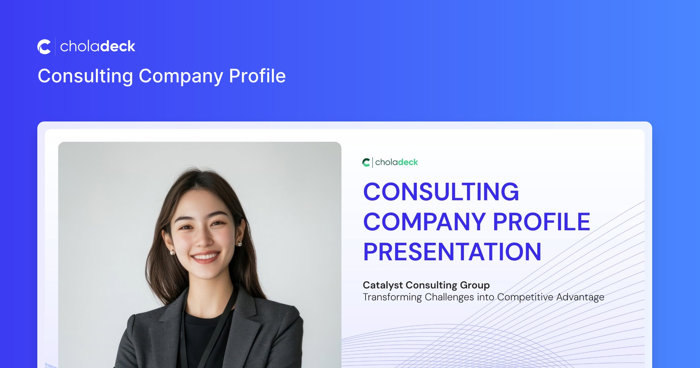 Consulting Company Profile Template for Firms and Agencies